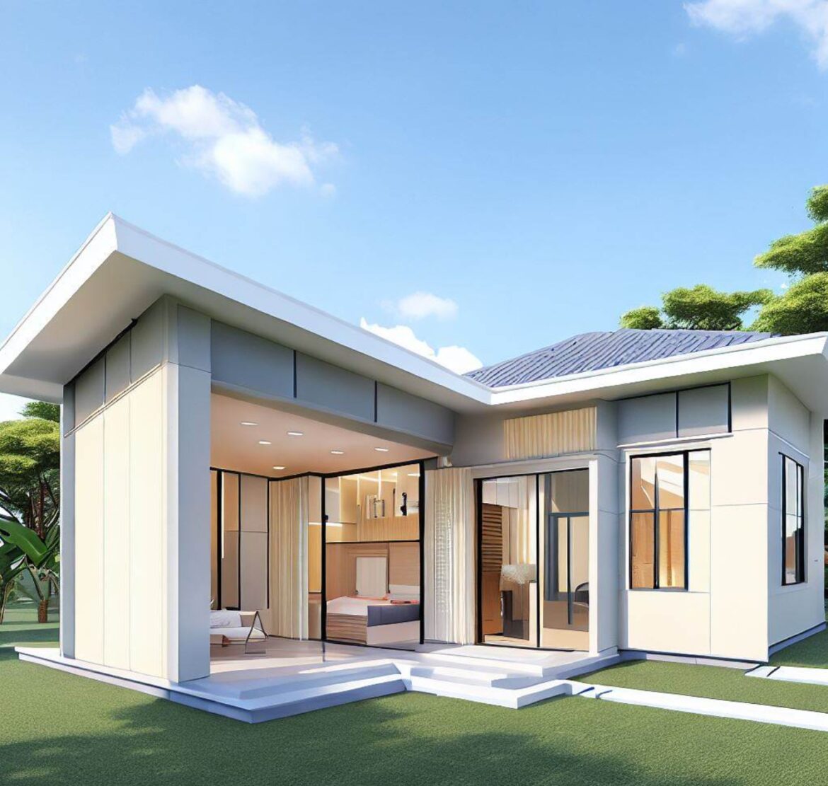 Low budget modern 3 bedroom house in usa (Advantages, Cost, and Examples) - CeeJay Home