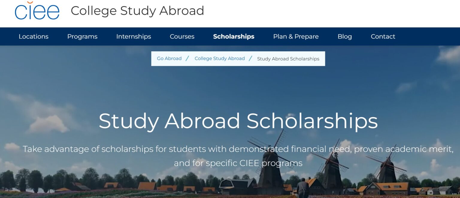 Financial Aid Made Easy: Scholarships for CIEE Study Abroad Programs - CeeJay Home