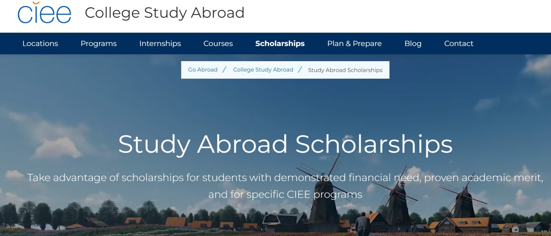 Financial Aid Made Easy: Scholarships for CIEE Study Abroad Programs ...
